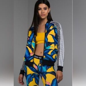 adidas | Jackets & Coats | Adidas Originals Palm Leaf Superstar Track ...